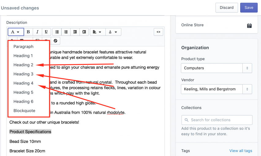 How To Write Headings For Better Shopify SEO - Uplinkly Software